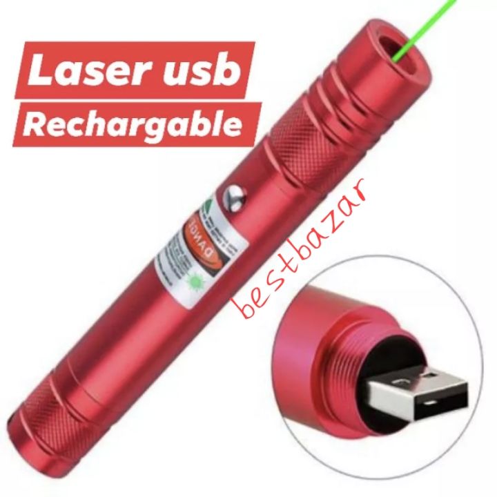 NEW USB LASER GREEN POINTER HIGH POWER LASER | Lazada