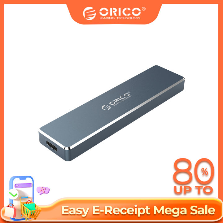[ออก E-TAX ลดหย่อนภาษีได้] ORICO PVM2F-C3 NGFF M.2 SSD SATA Hard Drive Enclosure Aluminum USB 3. ...
