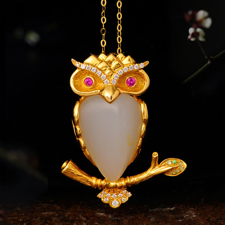 Hetao Jade Seed Pice Green Jade Yangli White Jade Men Women Necklace ...