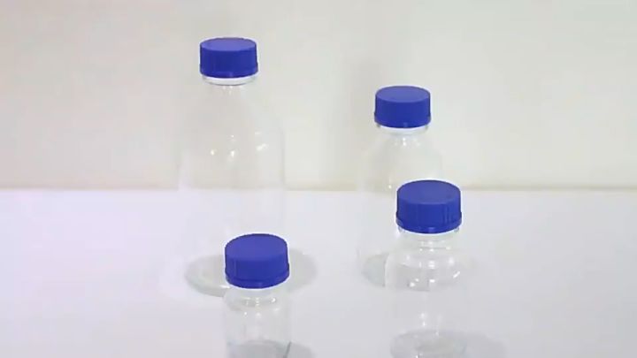 100ml Clear Botol Laboratory Reagent Bottle Borosilicate Bening RRC ...