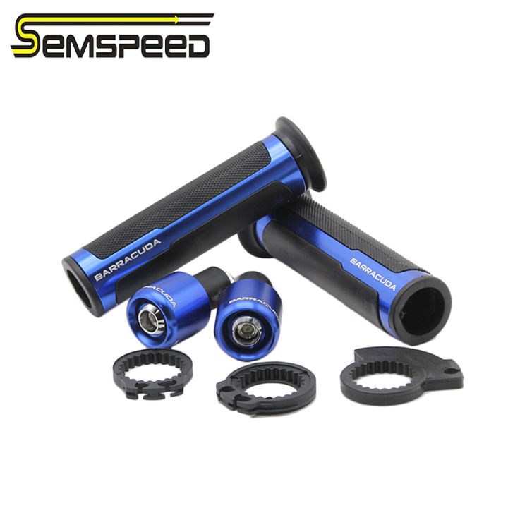 SEMSPEED 22mm Motorcycle Handle Grips Bars&ends handlebars Handgrips For Kawasaki Z125 Z250 Z300 ...