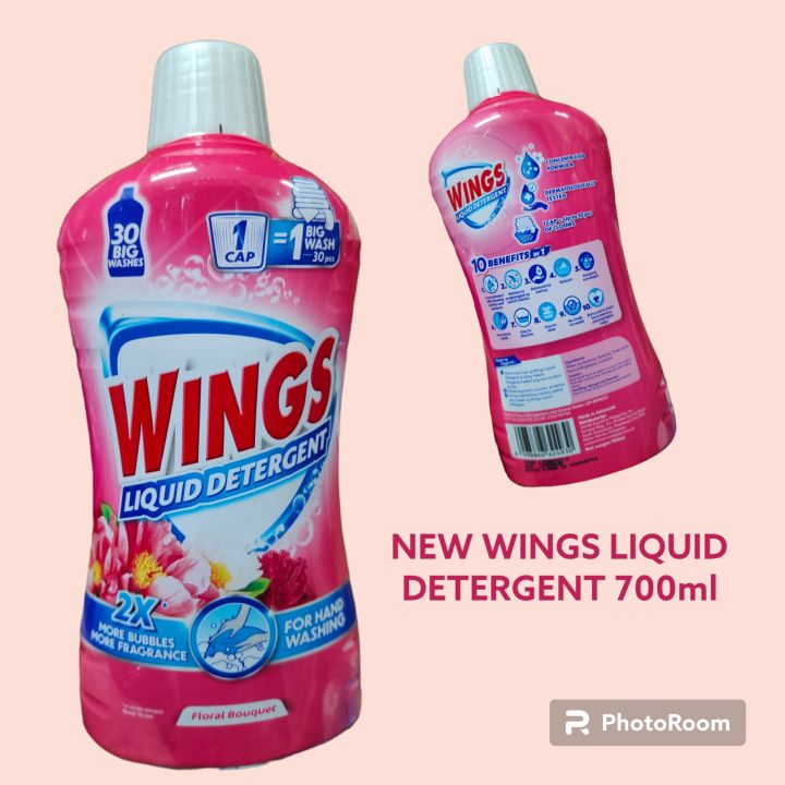 Wings Liquid Detergent Floral Bouquet & Nature Fresh 700ml | Lazada PH