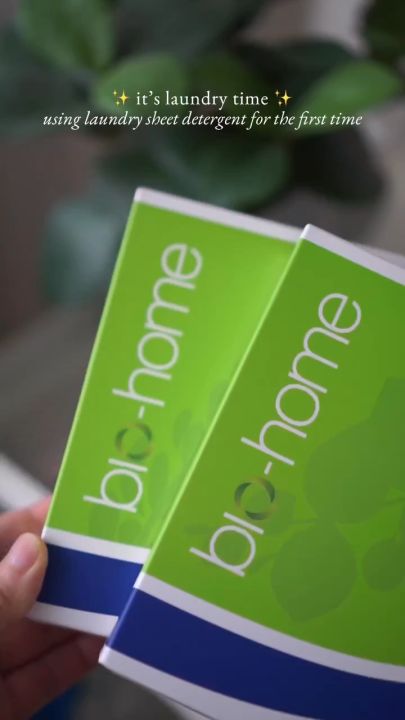 Bio-Home Laundry Sheet Detergent 25 Sheets - Eucalyptus & Rosemary | Lazada