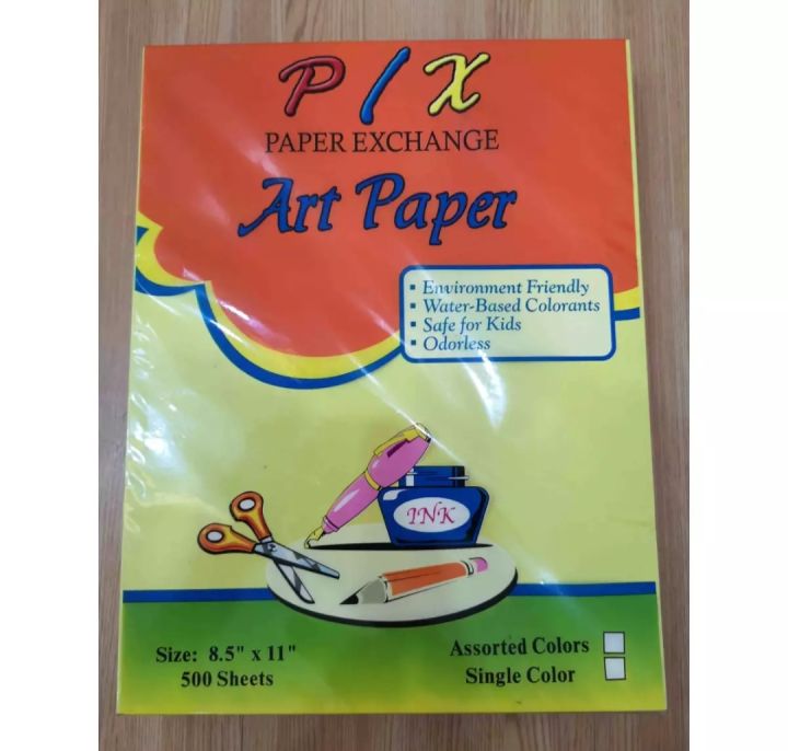 PIX paper exchange art paper assorted color 500 sheets in 1 ream ...