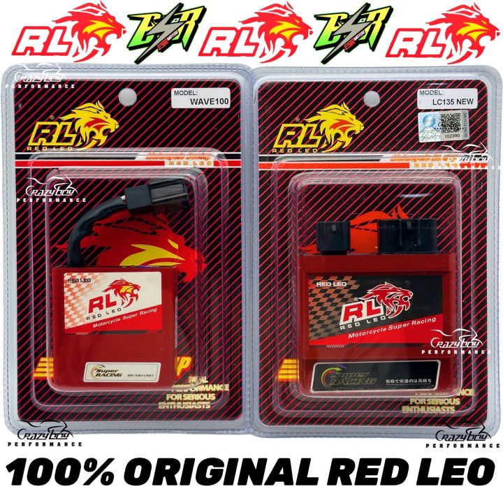 RED LEO 100% ORIGINAL CDI RACING PNP LC135 EX5 DREAM W100 ESR MOTOR REDLEO CDI PLUG AND PLAY CDI ...