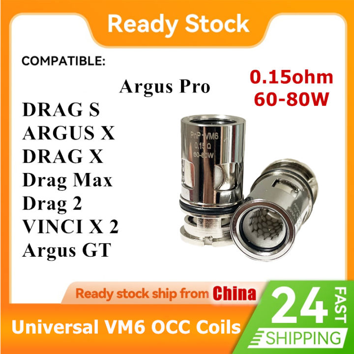 [Ship Today] 1PC Replacement PnP VM6 Mesh OCC Coil Head Mesh 0.15ohm Coil for Argus Pro ARGUS X ...