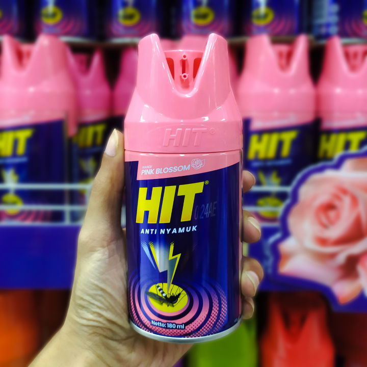 HIT Obat Nyamuk Aerosol Pink Blossom 180 ml | Lazada Indonesia