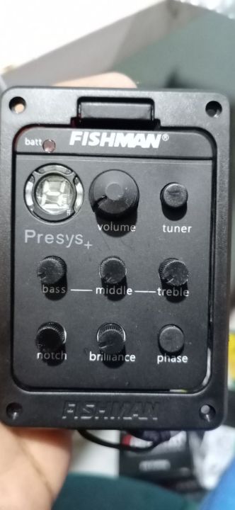FISHMAN Original OEM Preamp Amplifier Gitar EQ Tuner - Black | Lazada Indonesia
