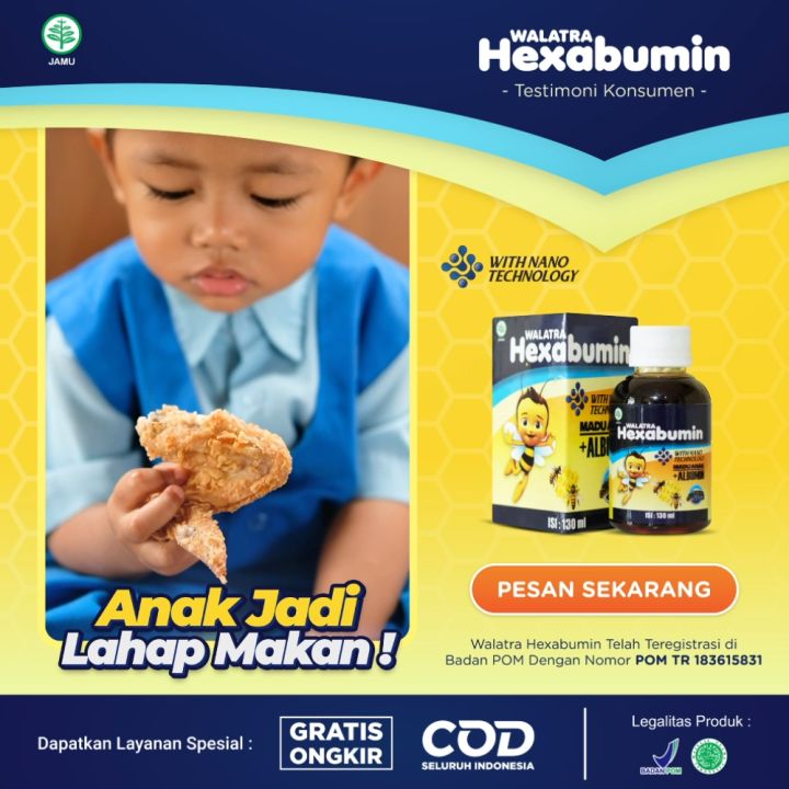 Hexabumin - Vitamin Anak Penambah Nafsu Makan, Meningkatkan Nafsu Makan ...