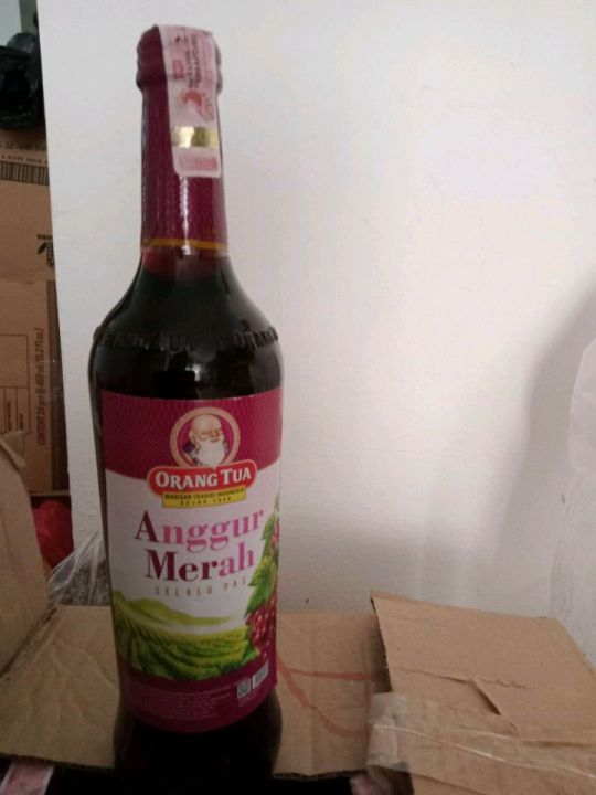Anggur merah cap orang tua 620 ml | Lazada