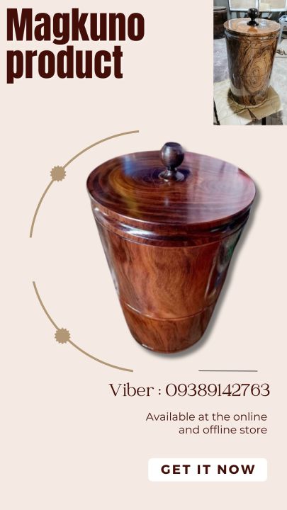 Rice Storage 25kg capacity ,solid wood MAGKONO KAHOY | Lazada PH