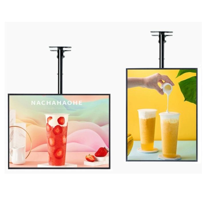 Ultra thin LED TV light box menu board led light box menu board hanging ...