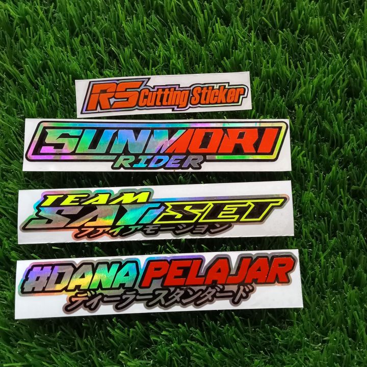 sticker team sat set sticker cutting | Lazada Indonesia