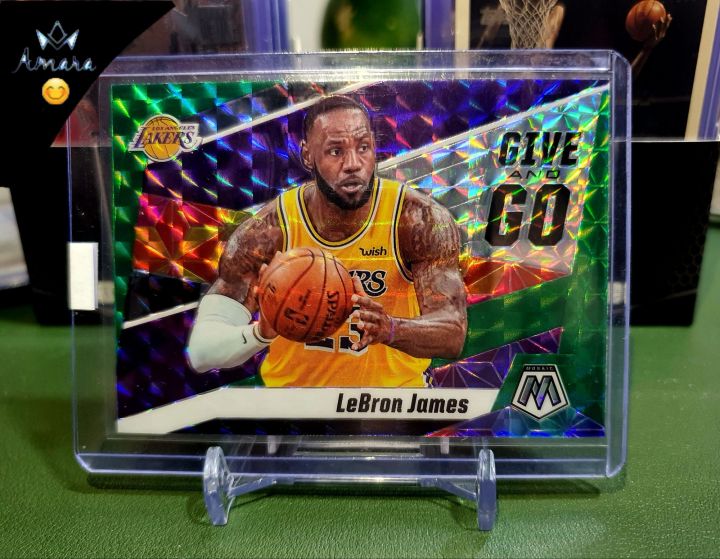 Lebron James Mosaic 2019 Lakers Debut yr. Insert Give & Go Holo NBA ...