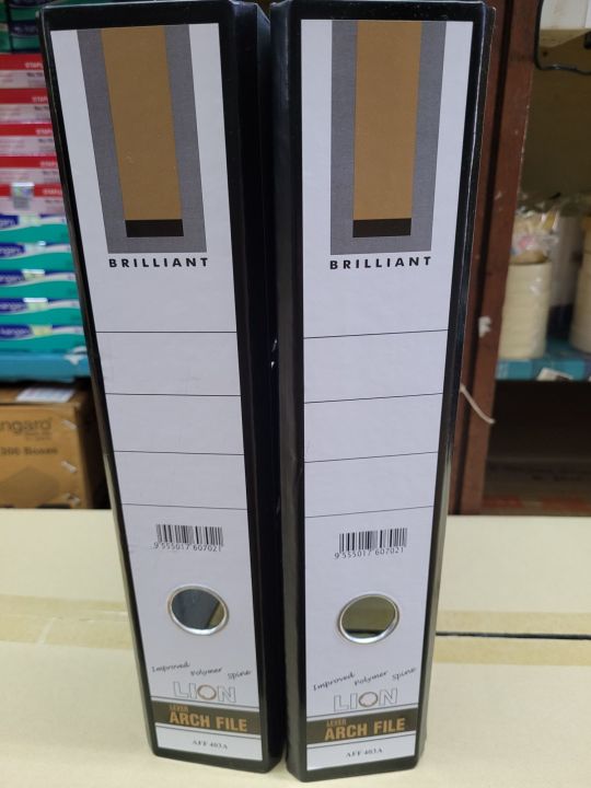 Lion AFF403A LEVER ARCH FILE 3 INCH/402A 2 inch Lever Arch File-10pcs ...