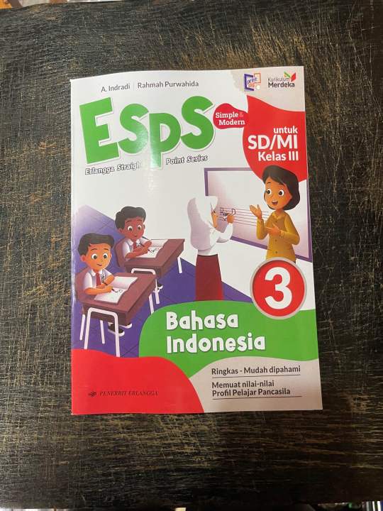 Esps Bahasa Indonesia kelas 3 SD Kurikulum Merdeka | Lazada Indonesia