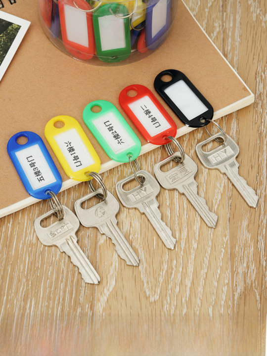 Key Tag ป้ายผู้ถือกุญแจ Key Identification Number สติกเกอร์ชื่อแหวนรหัส ...