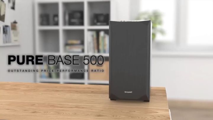 Be Quiet! PURE BASE 500 Window Mid-Tower ATX Casing - Black/White/Grey ...