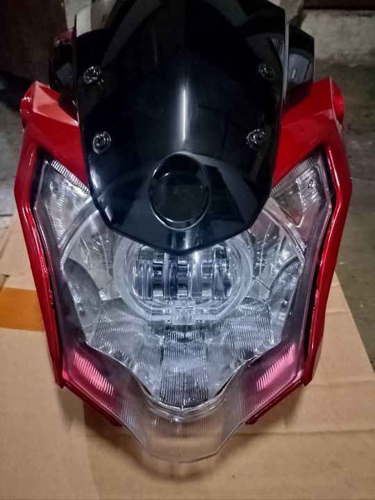 Headlamp Reflektor Plus Mika Kaca Lampu Depan New Vixion Advance Custom ...