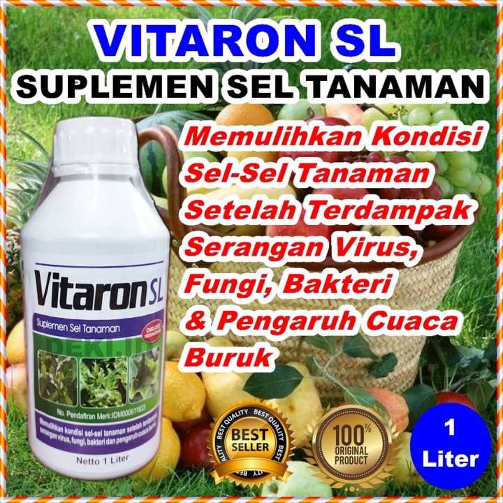 Vitaron SL 500 ml Memperbarui Sel Sel Tanaman Pupuk Cair Nutrisi Buah ...