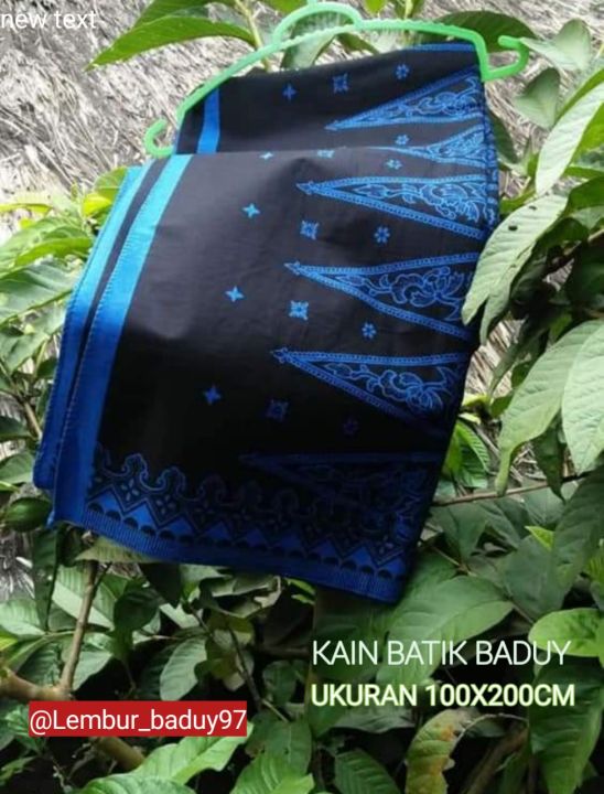 KAIN BATIK BADUY | kain batik khas baduy banten ukuran 100x200cm ...