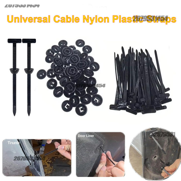 Cable Ties Plastic Straps Clamps Multipurpose Nylon Universal Cable Tie ...