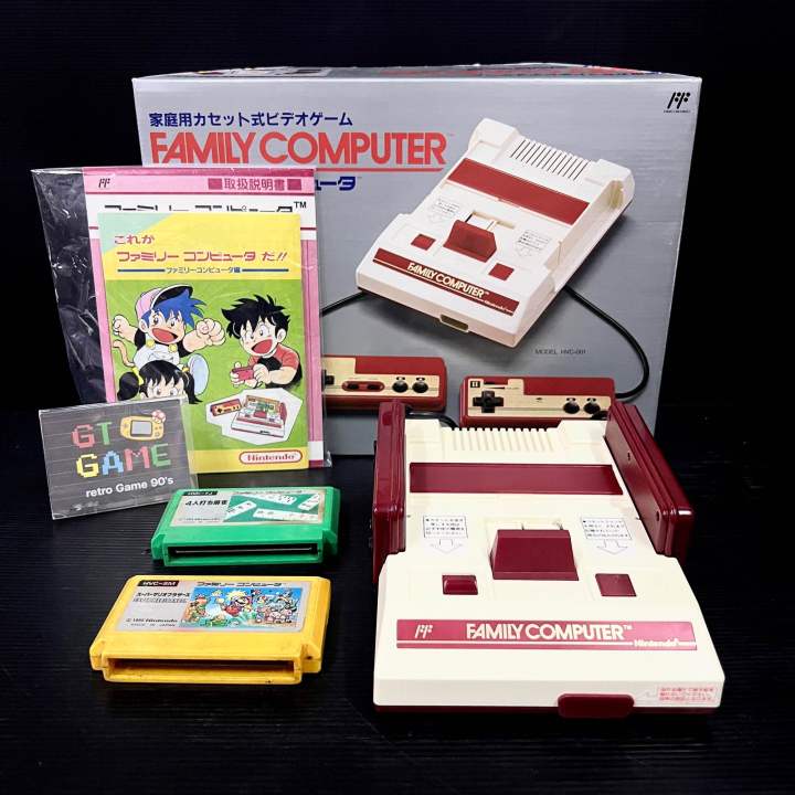 Nintendo Family computer FF Boxed 🕹 JAPAN 110v.🇯🇵🔋HVC-002 (1983) 98% ...