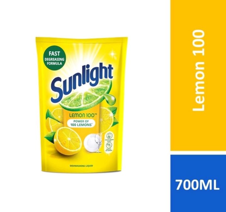 Sunlight Dishwash Refill Pack Lemon 700ml | Lazada
