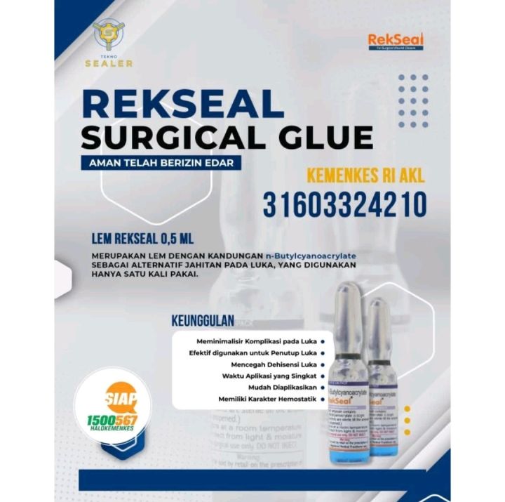 Lem Sunat Lem Luka Khitan Rekseal | Lazada Indonesia