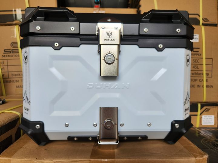 DUHAN 3X WHITE Plain 45 ALLOY TOPBOX | Lazada PH