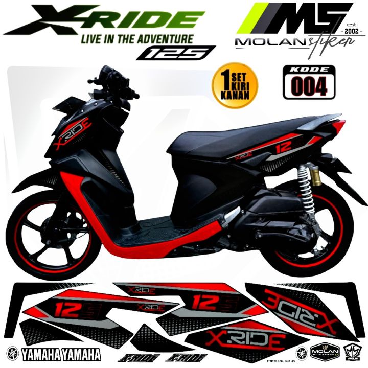 Decal Sticker Striping Variasi Xraide 125 - New Xraide 125 - Yamaha ...