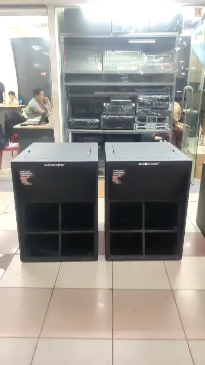 Subwoofer 18 Inch Pasif AUDIO ONE Turbo 118 Speaker Full Bass Sound ...
