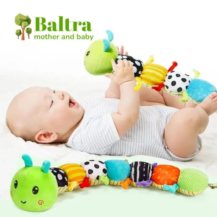 Baltra Baby Rattle Soft Toy Musical Infant 56cm Plush Toys Sensory ...