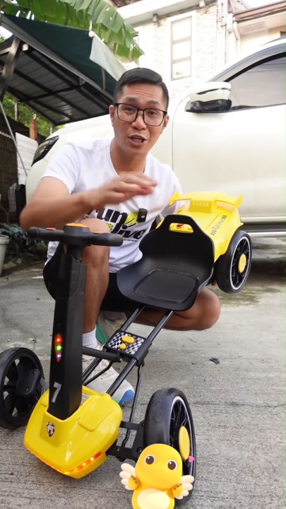 Foldable Remote Control Go Kart for Kids with Music - Portable RC ...