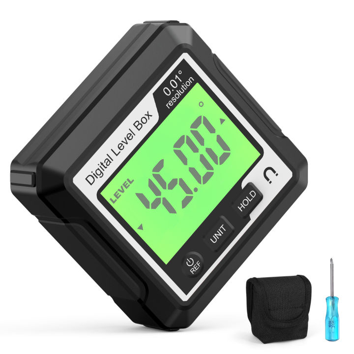 Digital Level Angle Gauge 360° LCD Electronic Protractor Mini ...