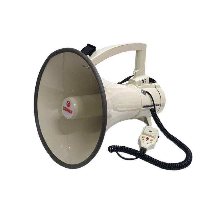Crown SR-106UB Long Range Megaphone with Voice Recorder and Bluetooth ...