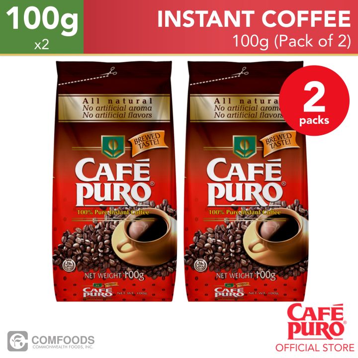 CAFE PURO Instant Coffee 100g Econopack | Lazada PH