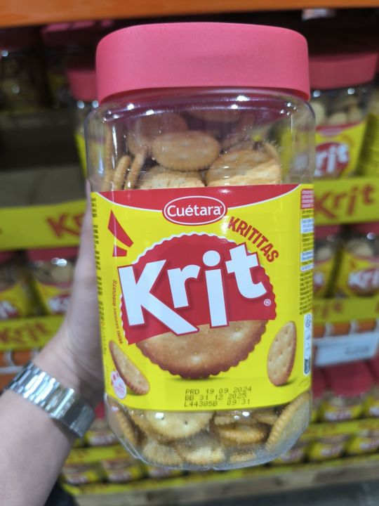 krit crunchy mini crackers 227g 3 flavors to choose from | Lazada PH
