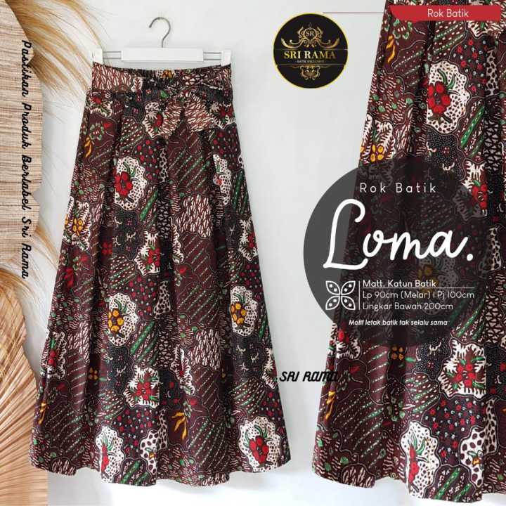 Rok batik Tradisional terbaru Rok batik loma by Sri rama | Lazada Indonesia