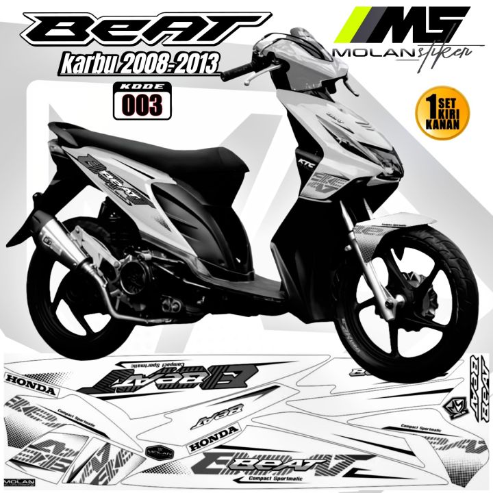 Decal Sticker Striping Variasi Beat Karbu 2008-2013 Beat Carburator ...