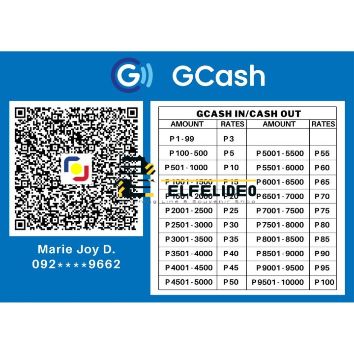 A4 size laminated signage, customized, gcash, maya, smart padala ...