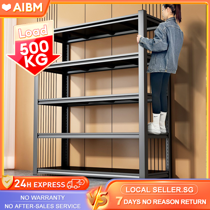 AIBM Metal Rack Shelf Adjustable Shelves For Warehouse Kithen Balcony ...