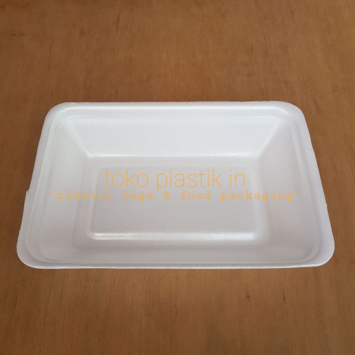 styrofoam tray foam buah / daging / sayur TR 11B | Lazada Indonesia