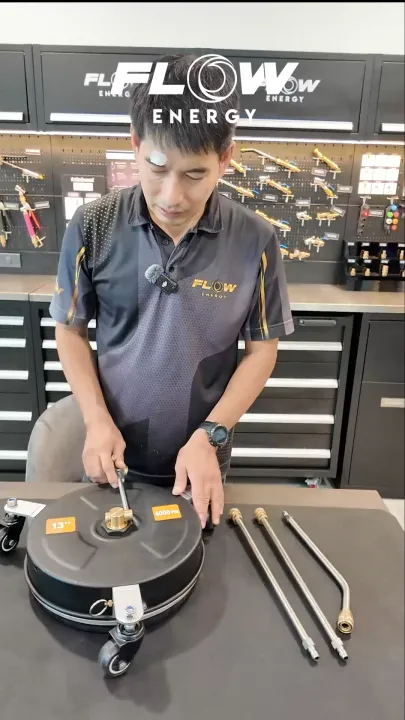 Flow Energy - SC ไม้กวาดน้ำสำหรับเครื่องฉีดน้ำแรงดันสูงโดยเฉพาะ สวมเร็ว ...