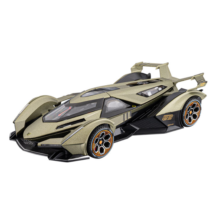 CHEZHI | Lamborghini V12 GT Alloy Car Model Simulation Toy Racing Car ...