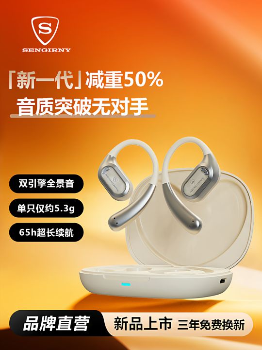 SENGIRNY Bluetooth Earphones 2025 New Model Neckband Style Bone ...