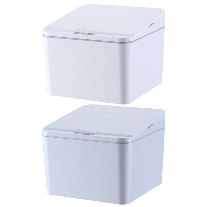 Electric Sensor Waste Bin Portable Automatic Garbage Bin with Lid 4L ...
