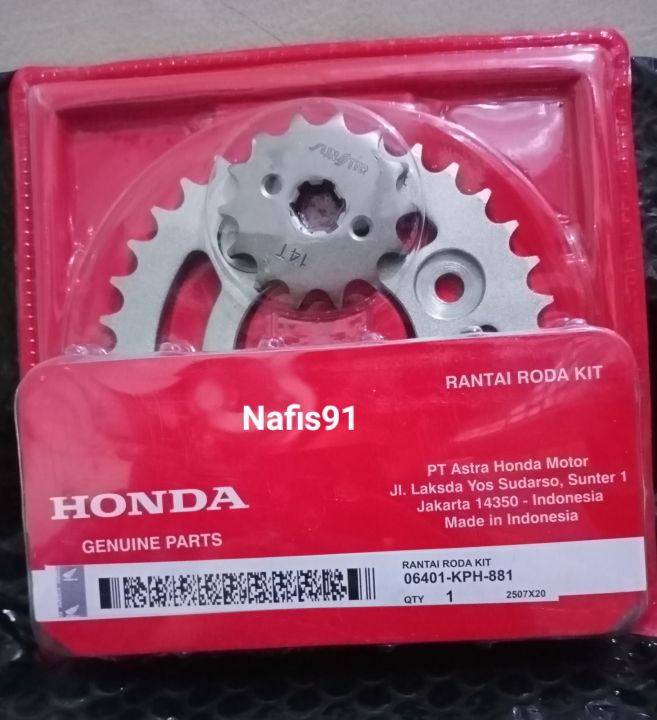 Gear set honda (KPH) supra x 125 kharisma Kirana | Lazada Indonesia