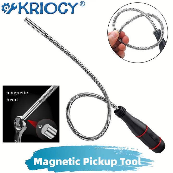 Flexible Magnetic Pickup Tool Bendable Snake Pickup Bendable Suction ...