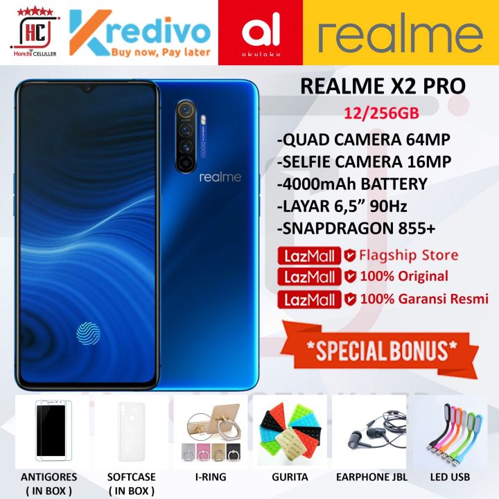 REALME GAMING PHONE X2 PRO 12/256GB GARANSI RESMI ORIGINAL FULL BONUS | Lazada Indonesia